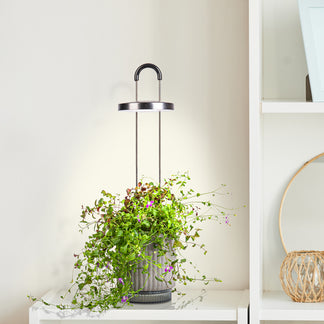 All-In-One Self Watering Vase with Grow Light – Ermonix